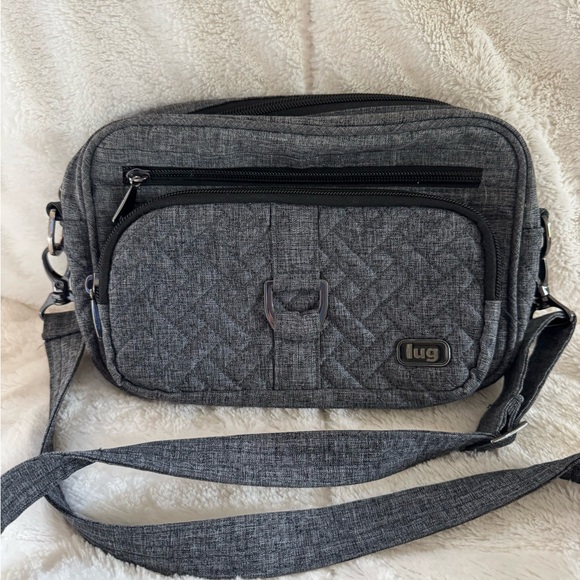 lug | Bags | Lug Carousel Crossbody Convertible Belt Bag Gray Rfid ...